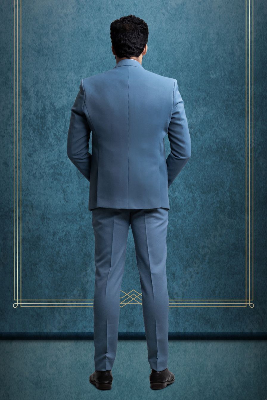 Polyster Pacific Blue Suit
